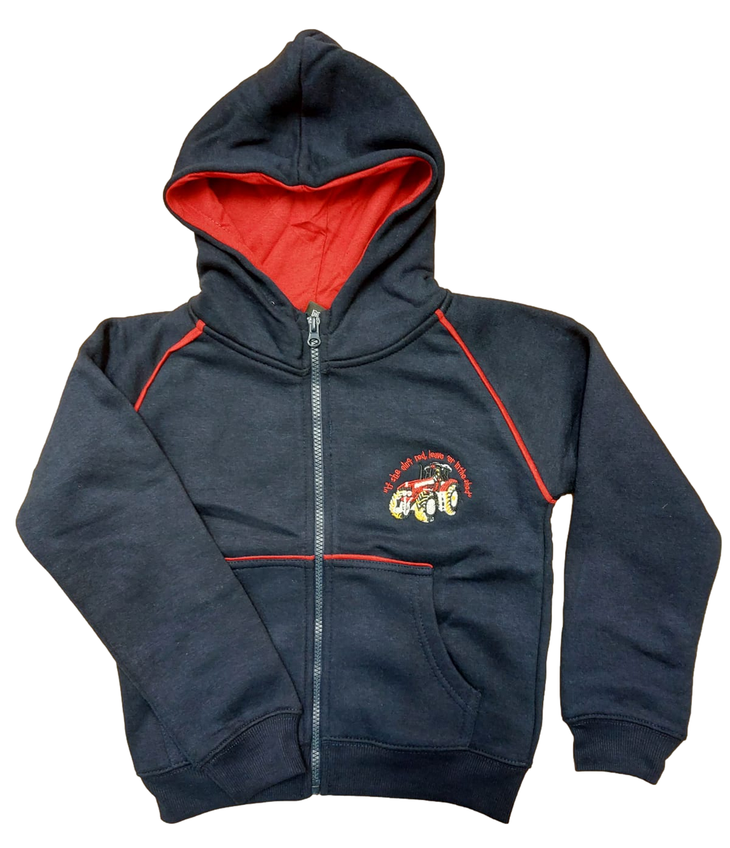 Kids Red Tractor Zipper – SuperStuff Workwear